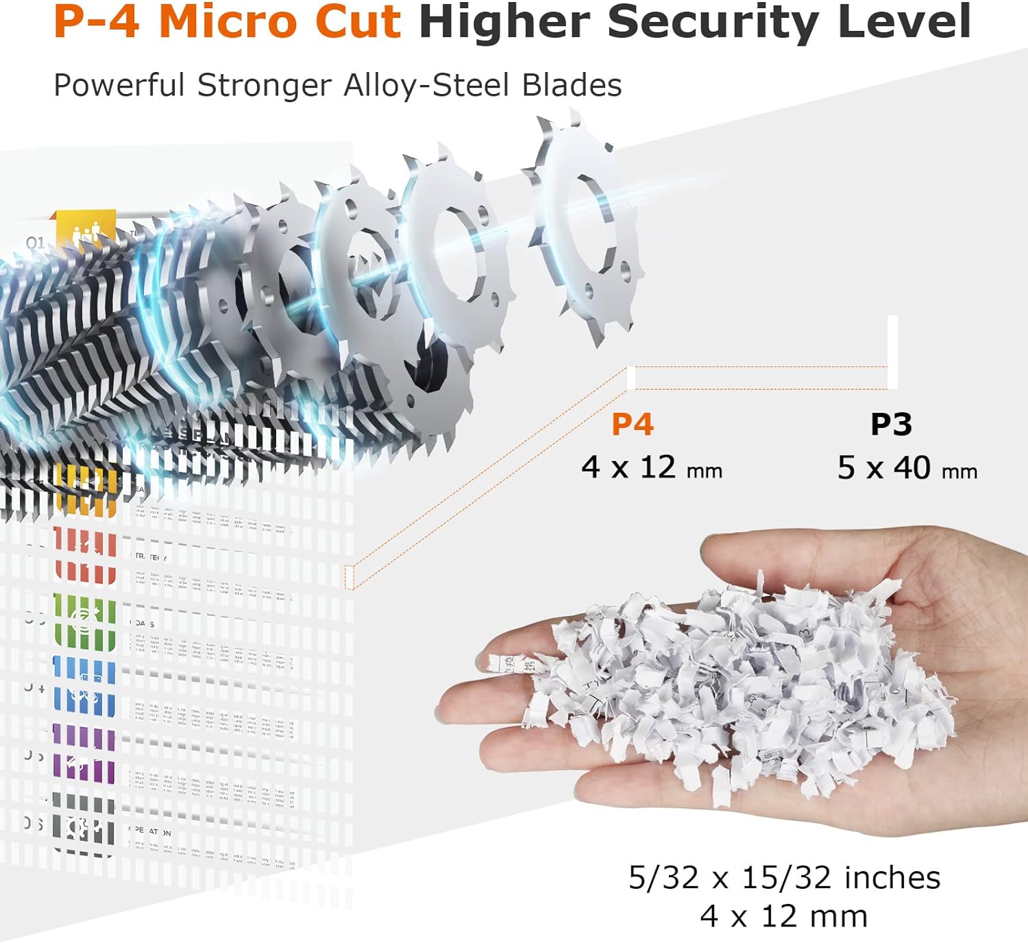 Heavy Duty Paper Shredder, bonsaii 12-Sheet 25-Minute Micro Cut Paper Shredder for Home Office ...