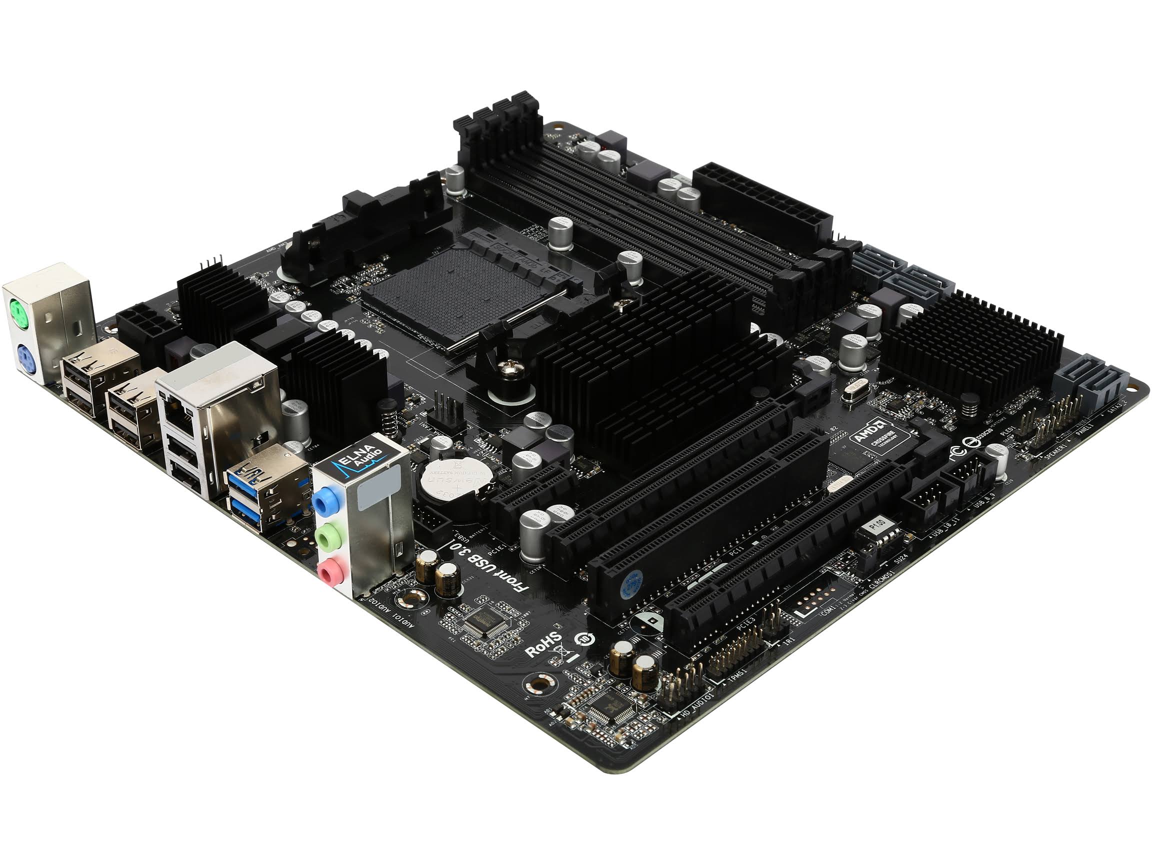 Home ASRock 970M Pro3 with AMD 970/SB950 microATX Motherboard - Socket AM3+ - Lorphan