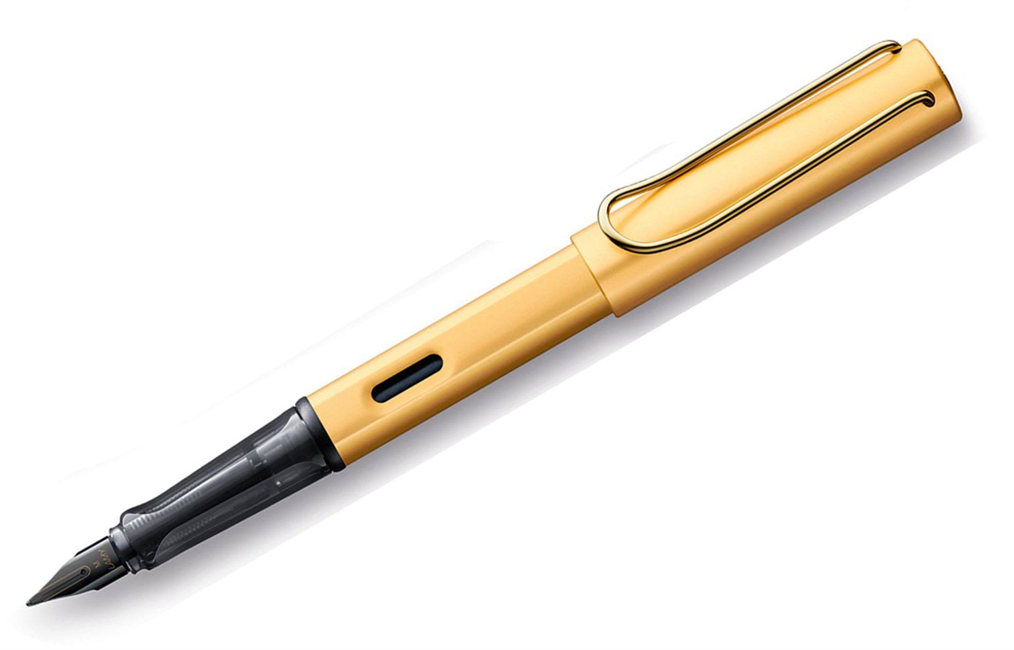 Lamy LX Fountain Pen - Gold - Broad - Revivalcandy