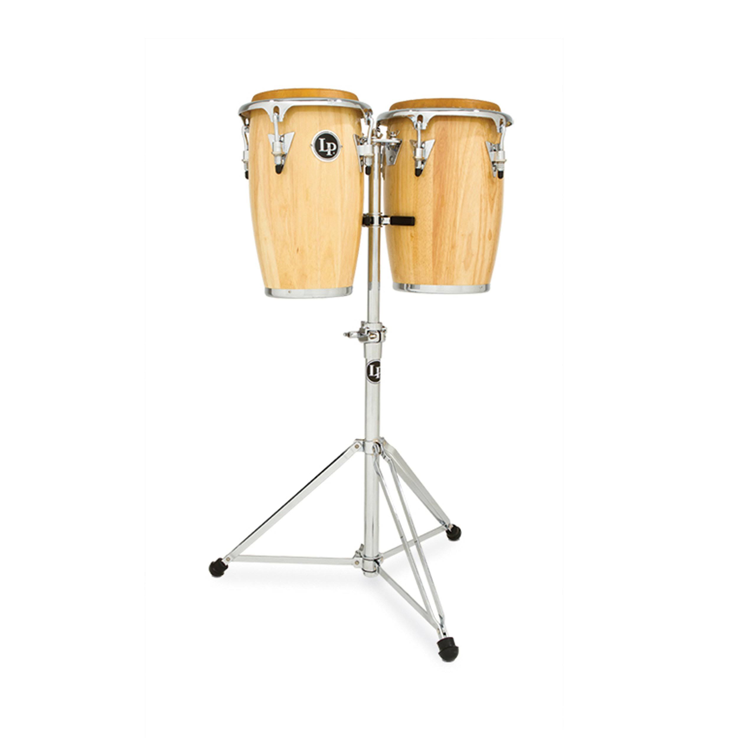 LP - Jr Wood Conga Set, Natural/Chrome - Revivalcandy