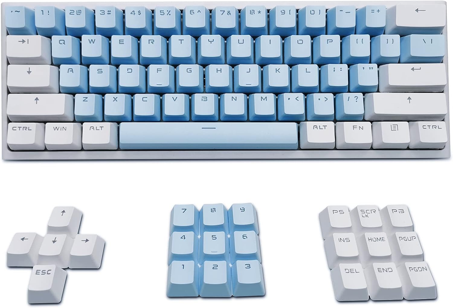 Computer Accessories & Peripherals Keycaps 60 Percent - White Keycaps ...