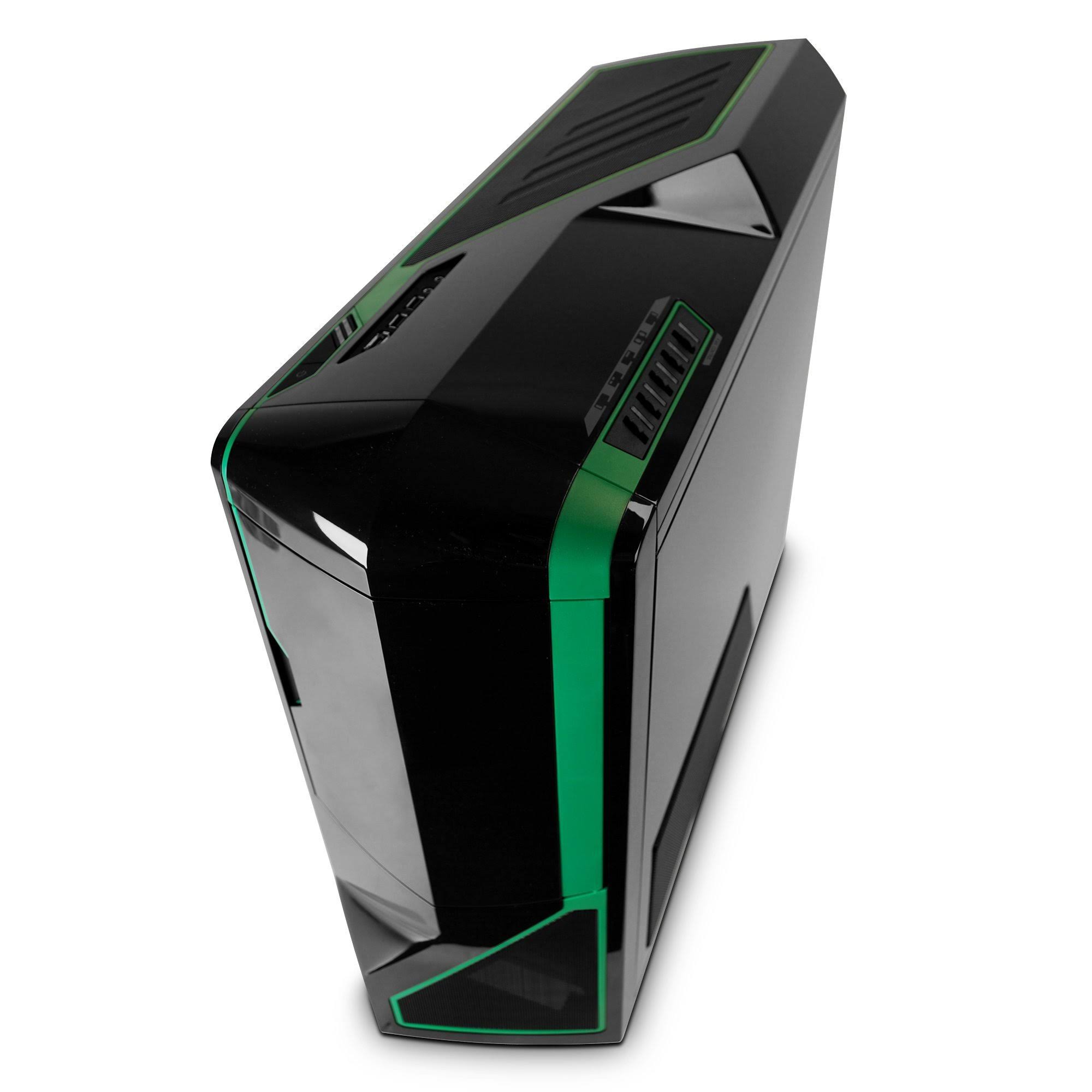 Nzxt Phantom ATX Full Tower Computer Case Black and Green (PHAN-002GR ...