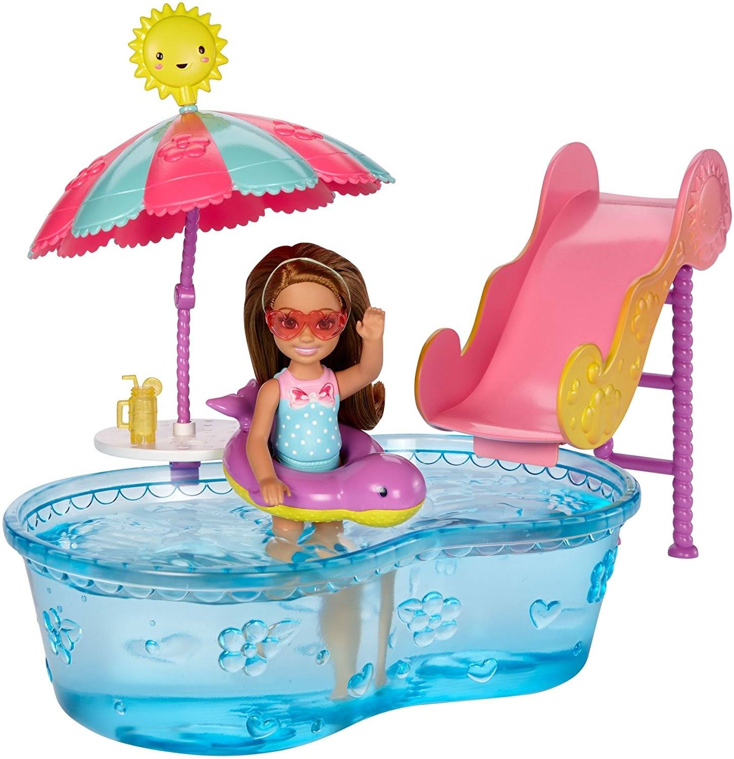 Barbie Club Chelsea Pool u0026 Water Slide - Revivalcandy