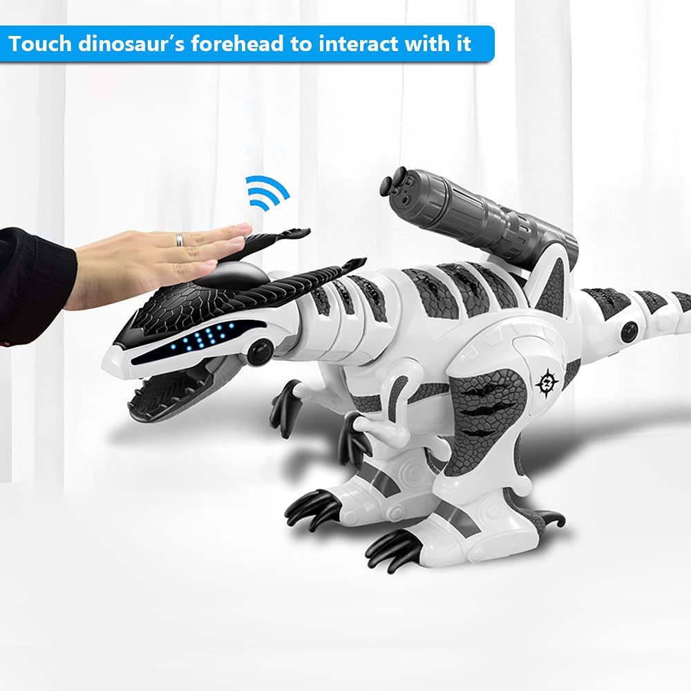 Dollox Remote Control Dinosaur Robot RC Interactive Electronic Pet ...