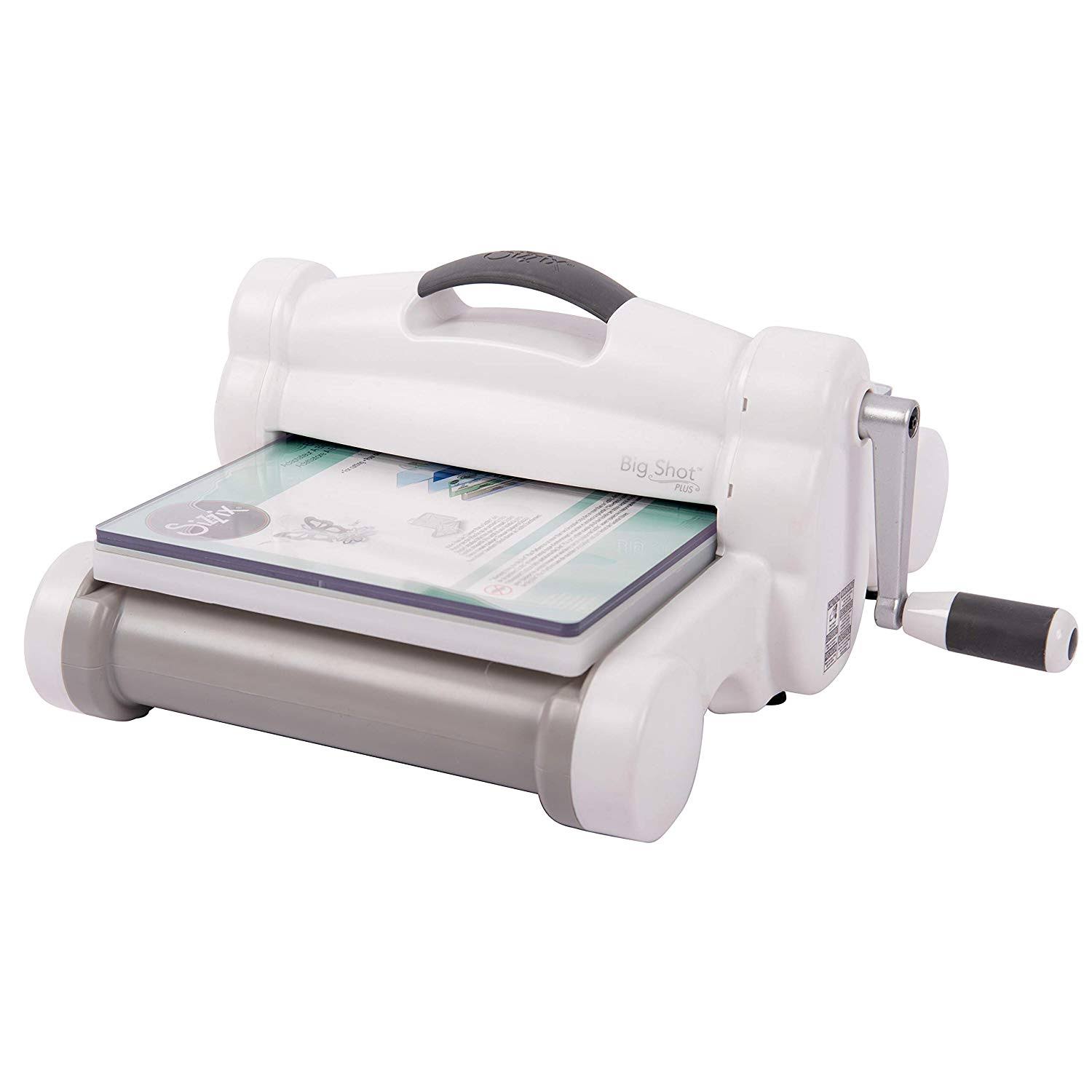 Sizzix Big Shot Plus Machine-Gray/White - Revivalcandy
