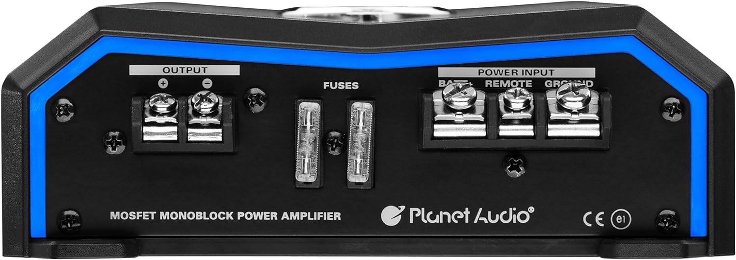 Planet Audio PL2000.1M Monoblock Car Amplifier - 2000 Watts, 2/4 Ohm ...