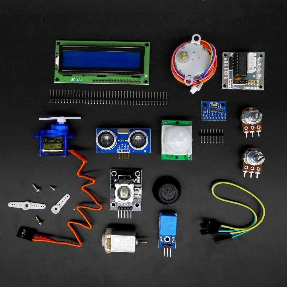 Complete Ultimate STEM Electronic Projects Starter Kit for Arduino with Mega2560, LCD1602, Servo ...