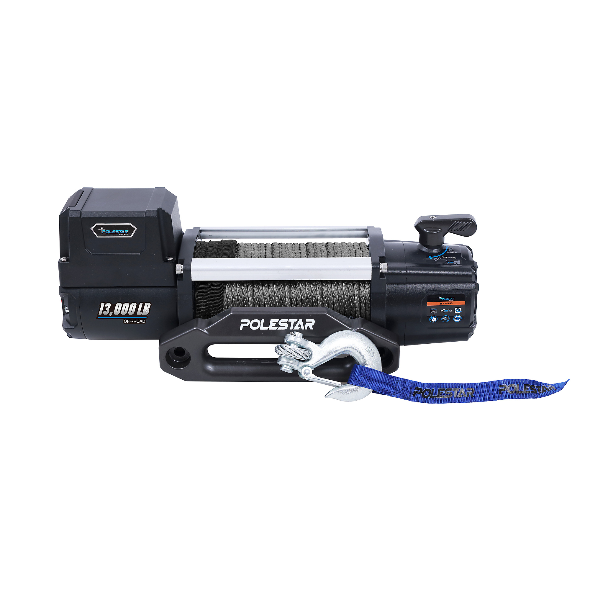 DC Powered Winches Polestar, 13000lbs 12V DC Electric Truck Winch ...
