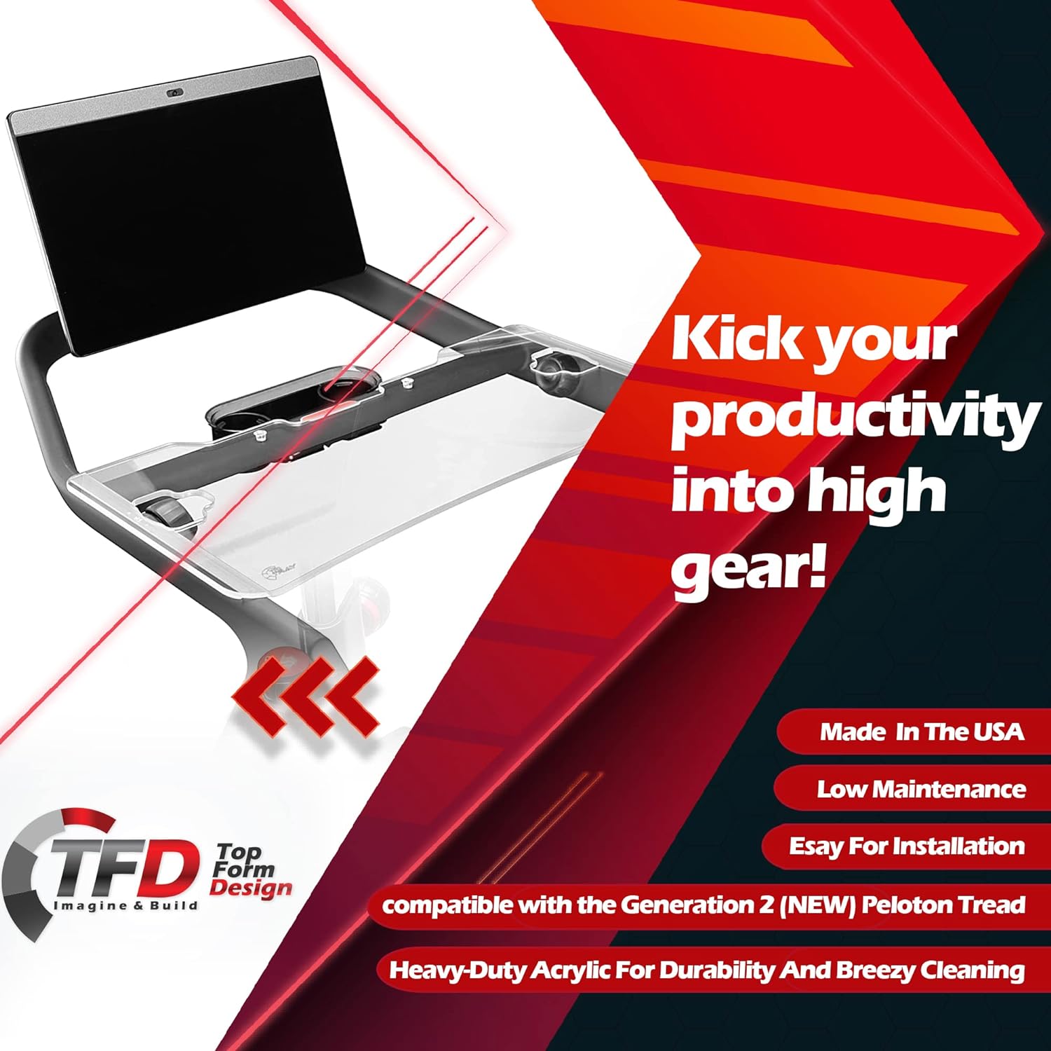 Laptop Accessories The Tread Tray 2.0 | Compatible with NEW Peloton ...