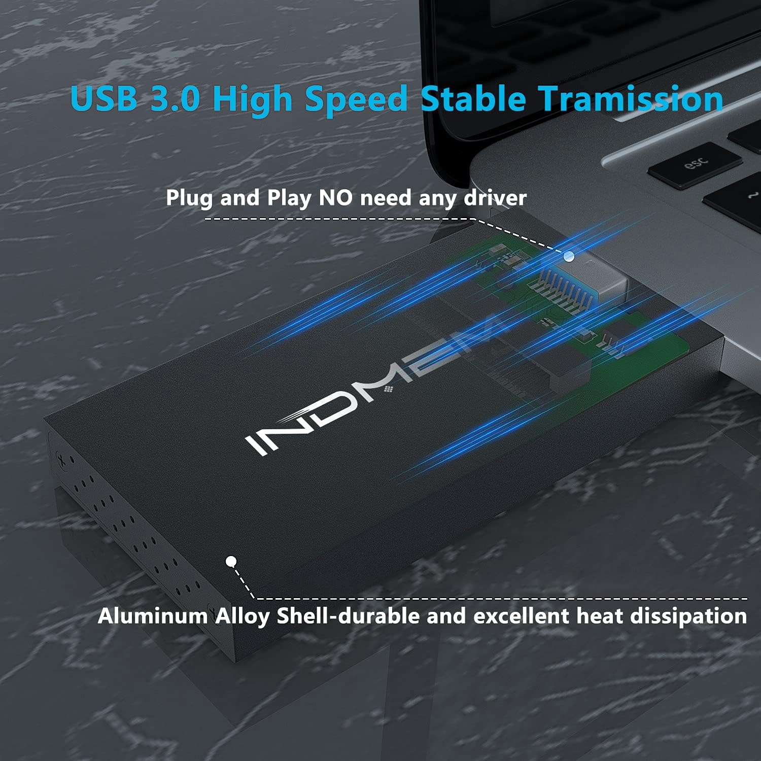 SAS to USB 3.0 Adapter, SAS Hard Drive Enclosure Reader Converter ...