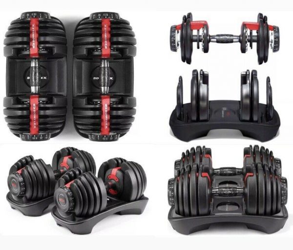 Bowflex SelectTech 552 Adjustable Dumbbells (Pair) Brand New! 100% ...