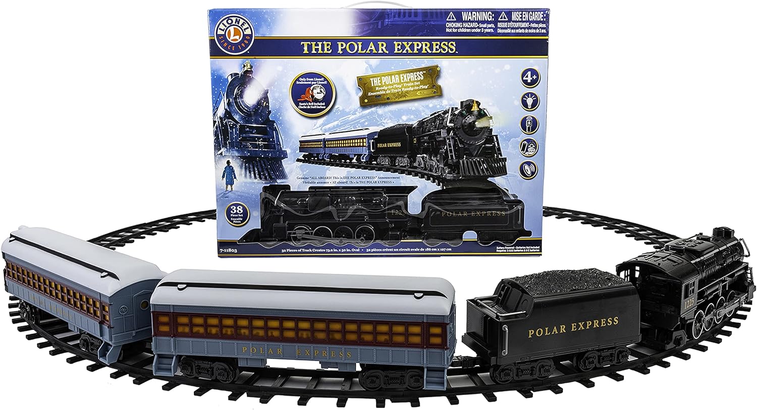 Lionel New York Central Ready-to-Play Set, Battery Powered Model Train ...
