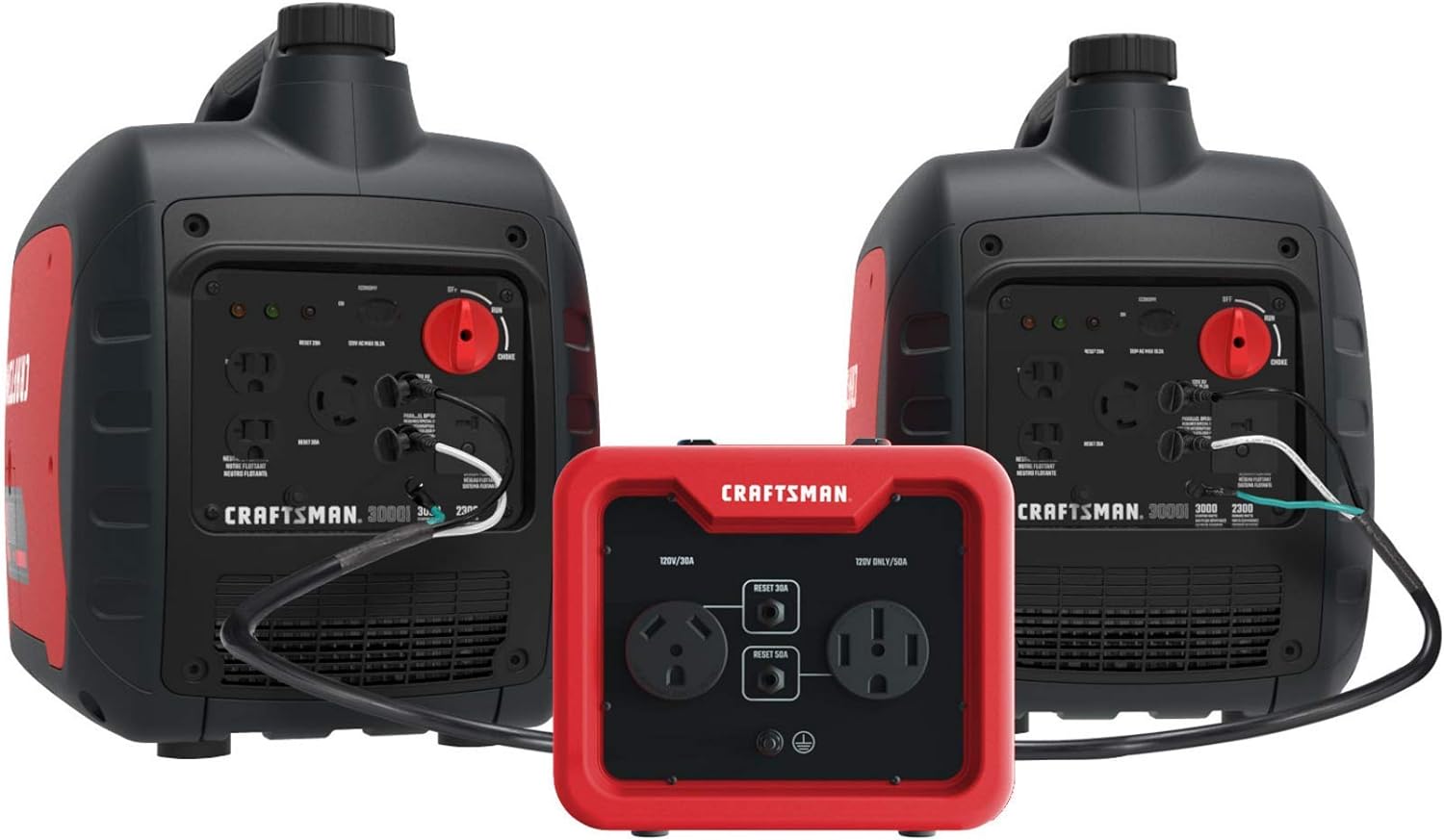 Craftsman C0010250 2500-Watt Gasoline Portable Inverter Generator Other ...