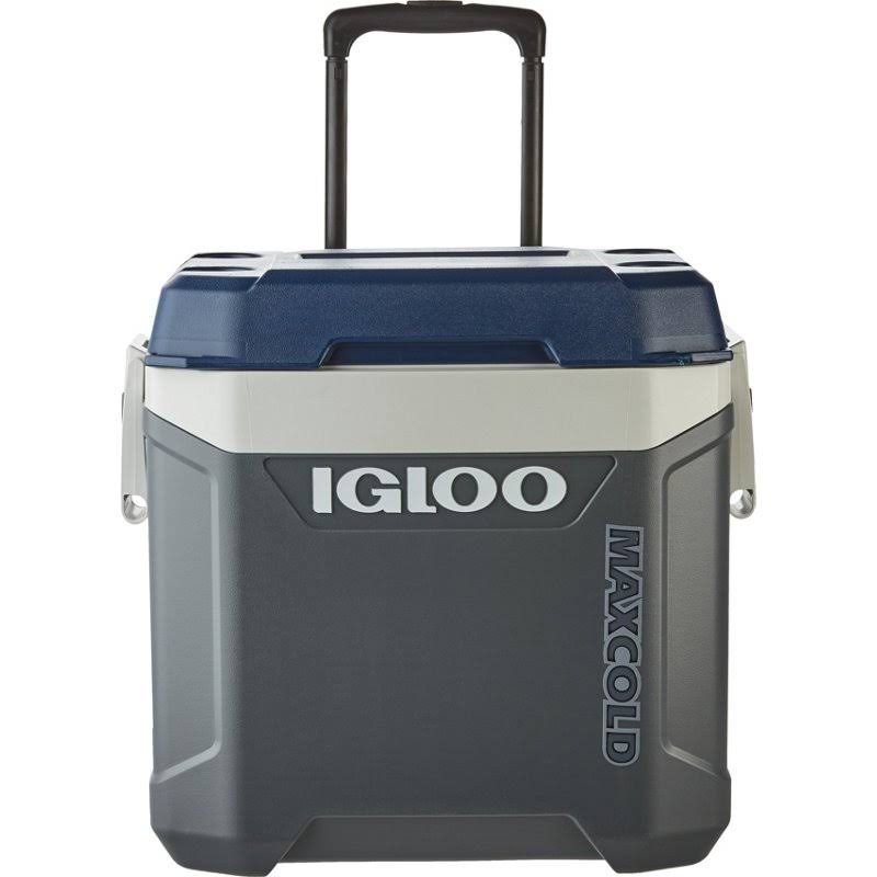 Life & Home Igloo Maxcold Latitude 60 qt Full-Size Wheeled Cooler Gray ...