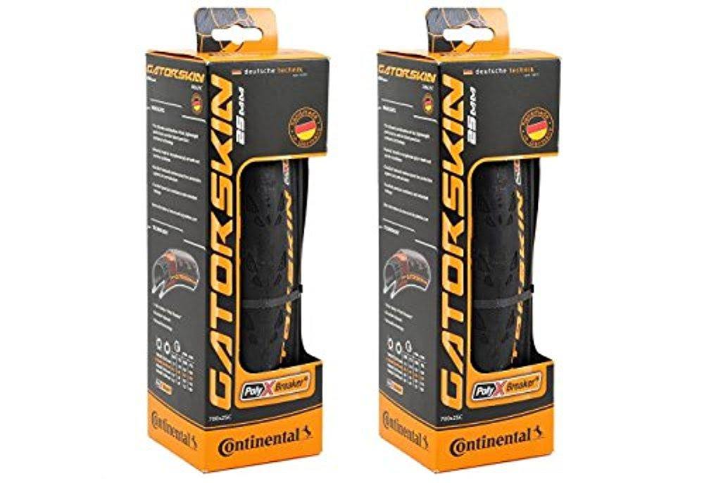 Continental Gatorskin DuraSkin Tire, 2-Count (FOLDING, 700 x 25mm ...