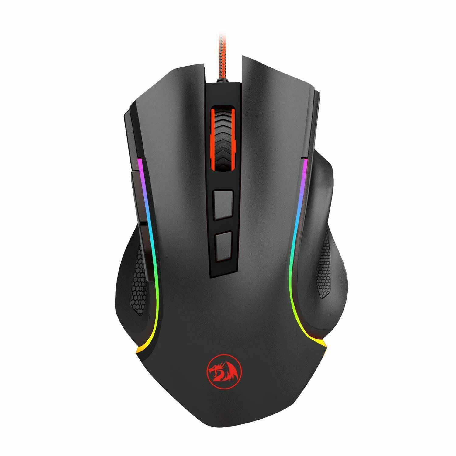 Redragon M602 RGB Wired Gaming Mouse Spectrum Backlit Ergonomic - Revivalcandy