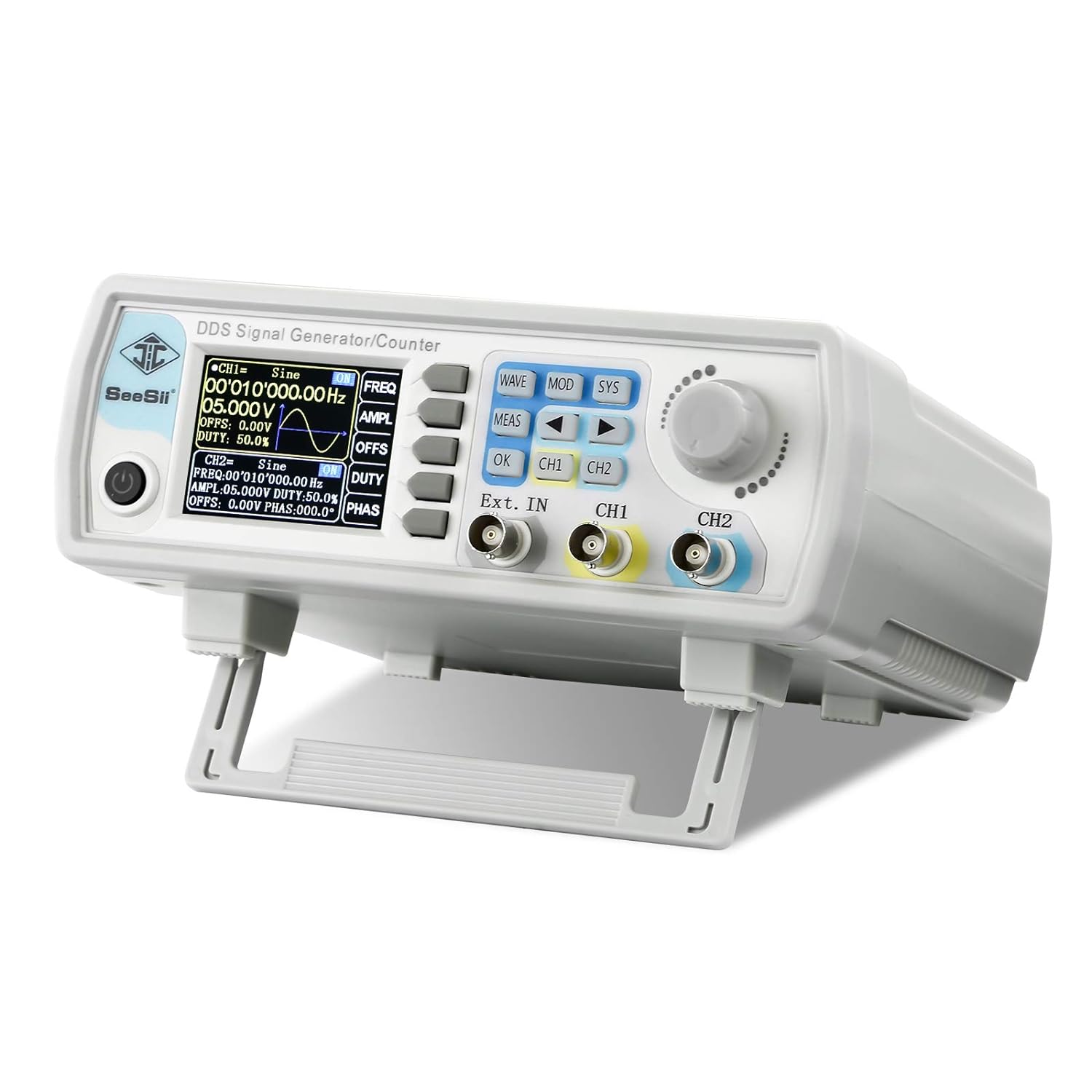 Professional Upgraded DDS Signal Generator Counter, Seesii 60MHz LCD ...