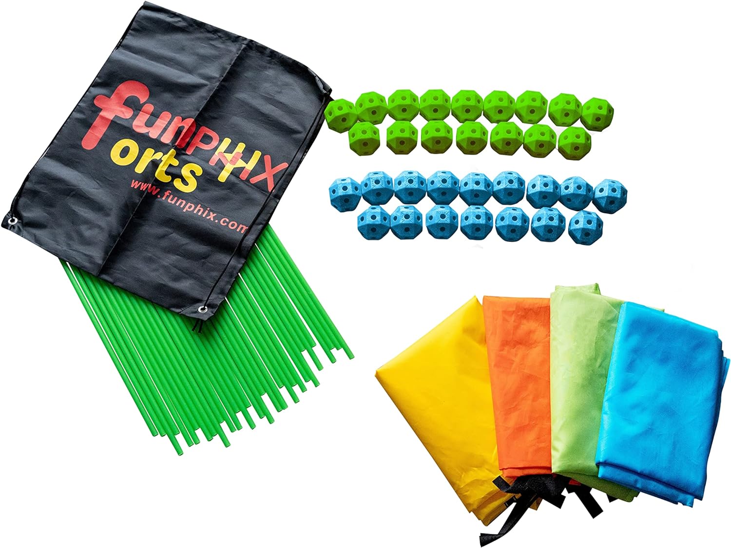 Funphix Fort Building Kit for Kids | Kids Fort Building Indoor ...