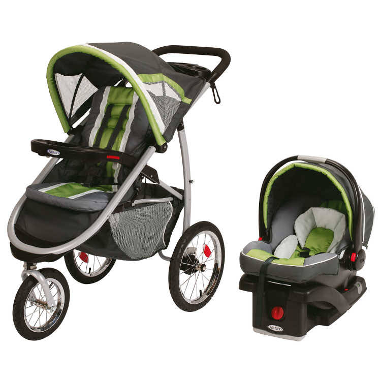 Graco FastAction Fold Click Connect Jogger Travel System - Piazza ...