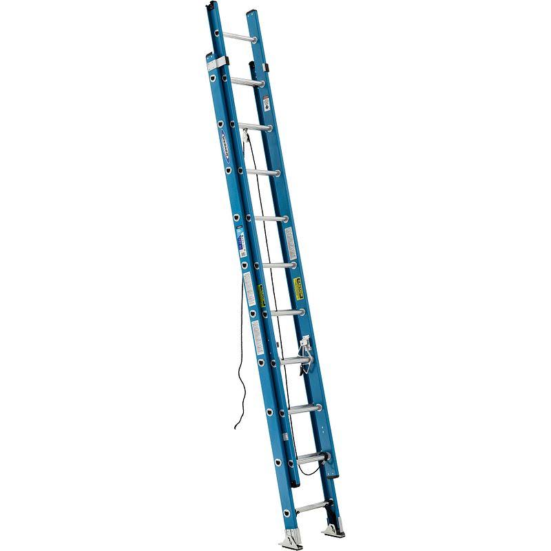Werner 20ft Fiberglass Multi Section Extension Ladder FE1020-2 ...