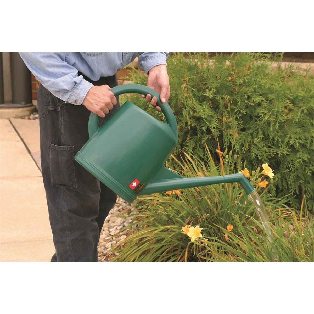 Dramm 12474 10-Liter Molded Plastic Swiss Watering Can with Injection ... Dramm 12474 10-Liter Molded Plastic Swiss Watering Can with Injection ...