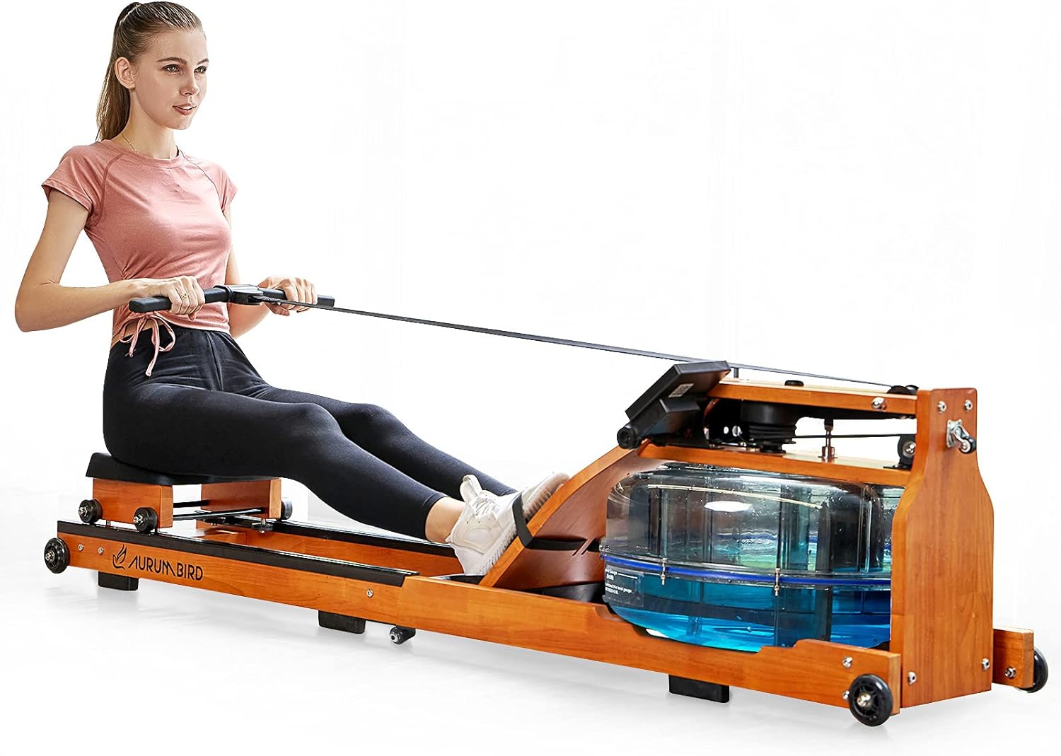 Sports AND Outdoors AURUMBIRD Water Folding Rowing Machine,Wooden Water ...