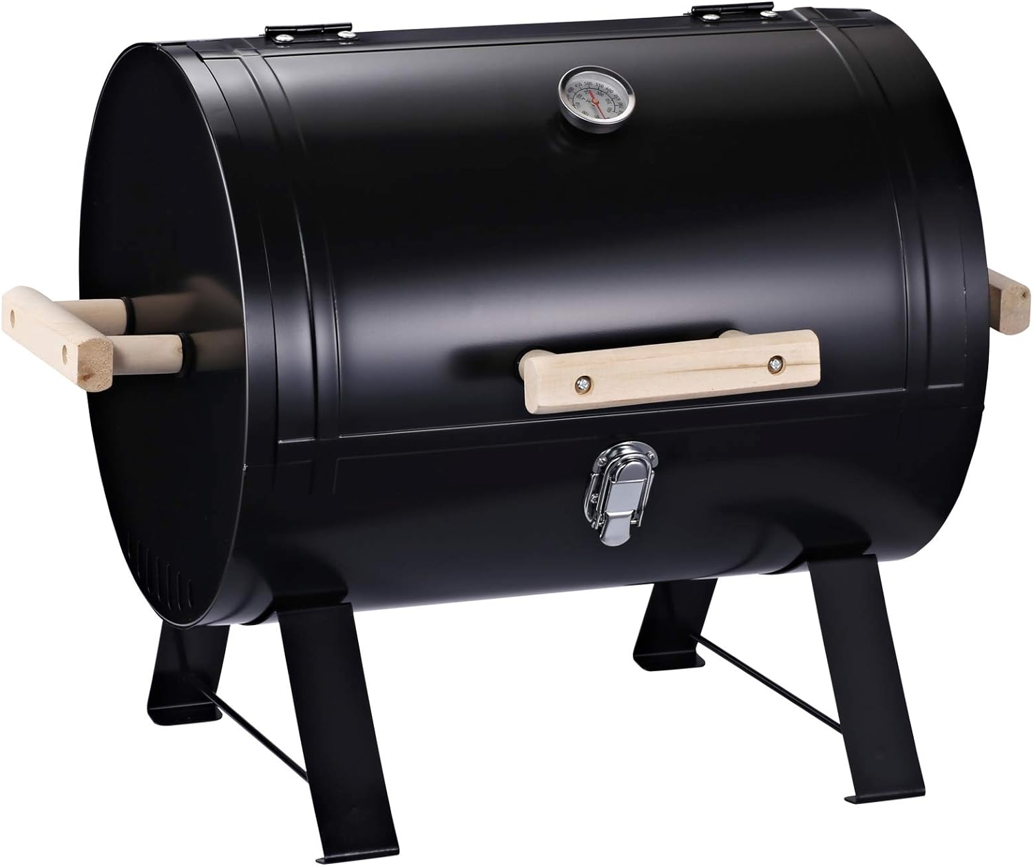 Grills & Smokers 20" Mini Small Smoker Charcoal Grill Side Fire Box ...