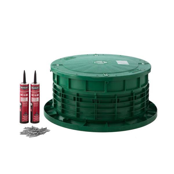 Tuf-Tite 20x22 x 11x22 Septic Tank Riser Kit - Flat Lid - Lorphan