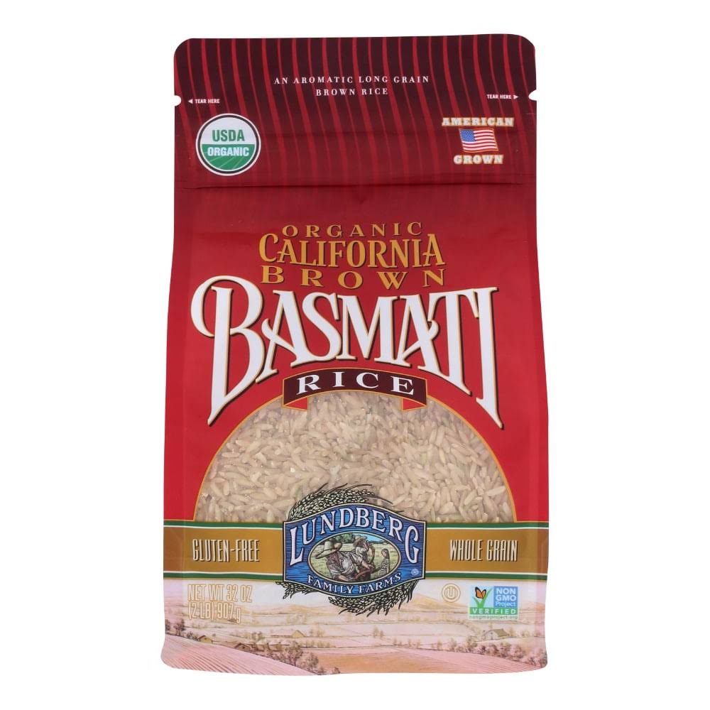 6 Pack : Lundberg Brown Basmati Rice, Organic, 32 oz - Revivalcandy