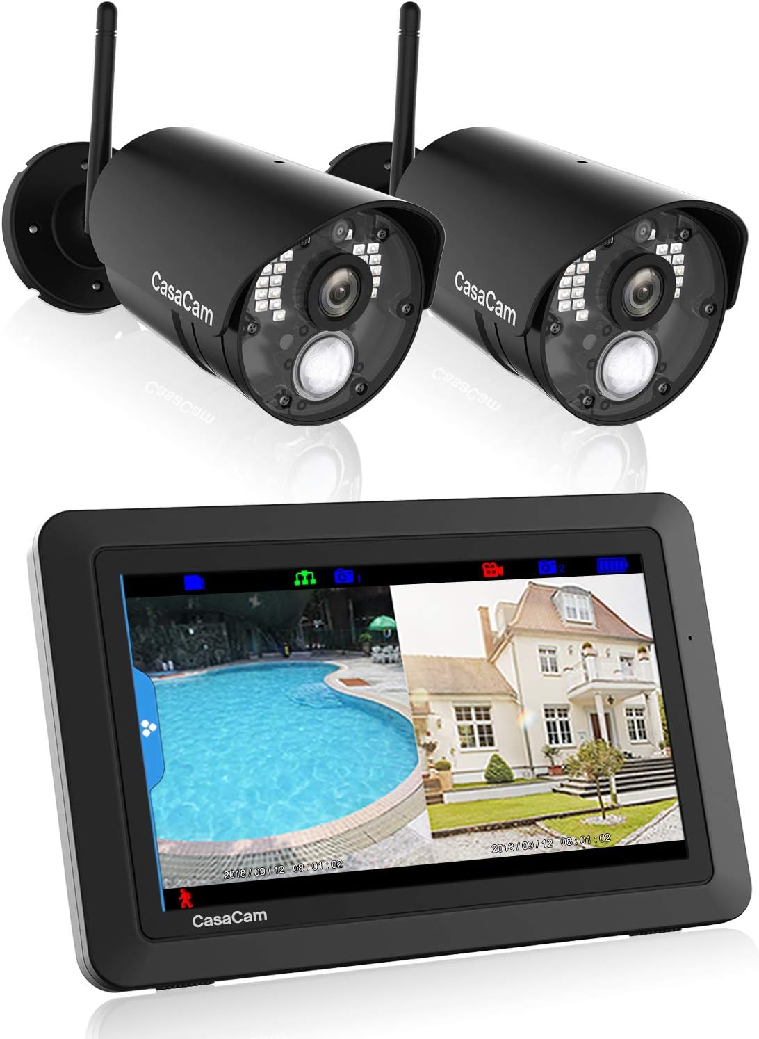 Surveillance Video Equipment VS802 Wireless Security Camera System with ...