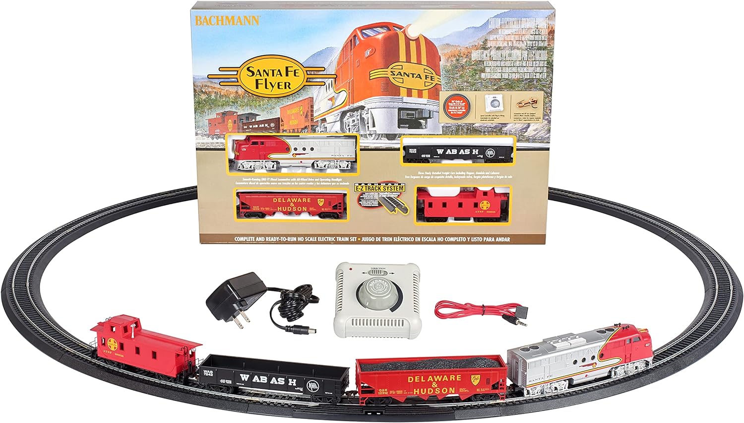 Model Trains & Accessories - Santa Fe Flyer Ready To Run Electric Train ...