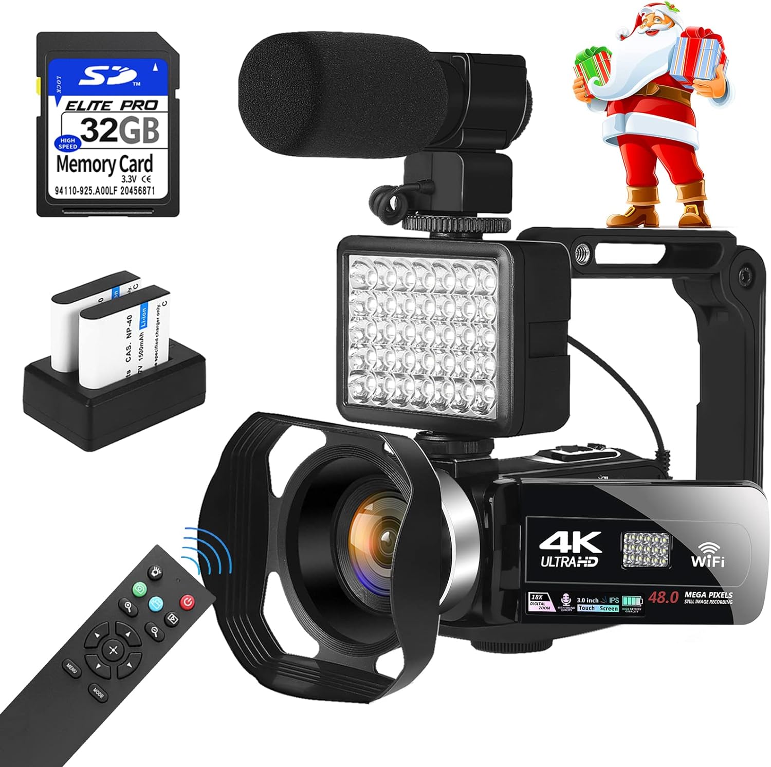Video Camera Camcorder,4K Camcorder Vlogging Camera for YouTube with ...