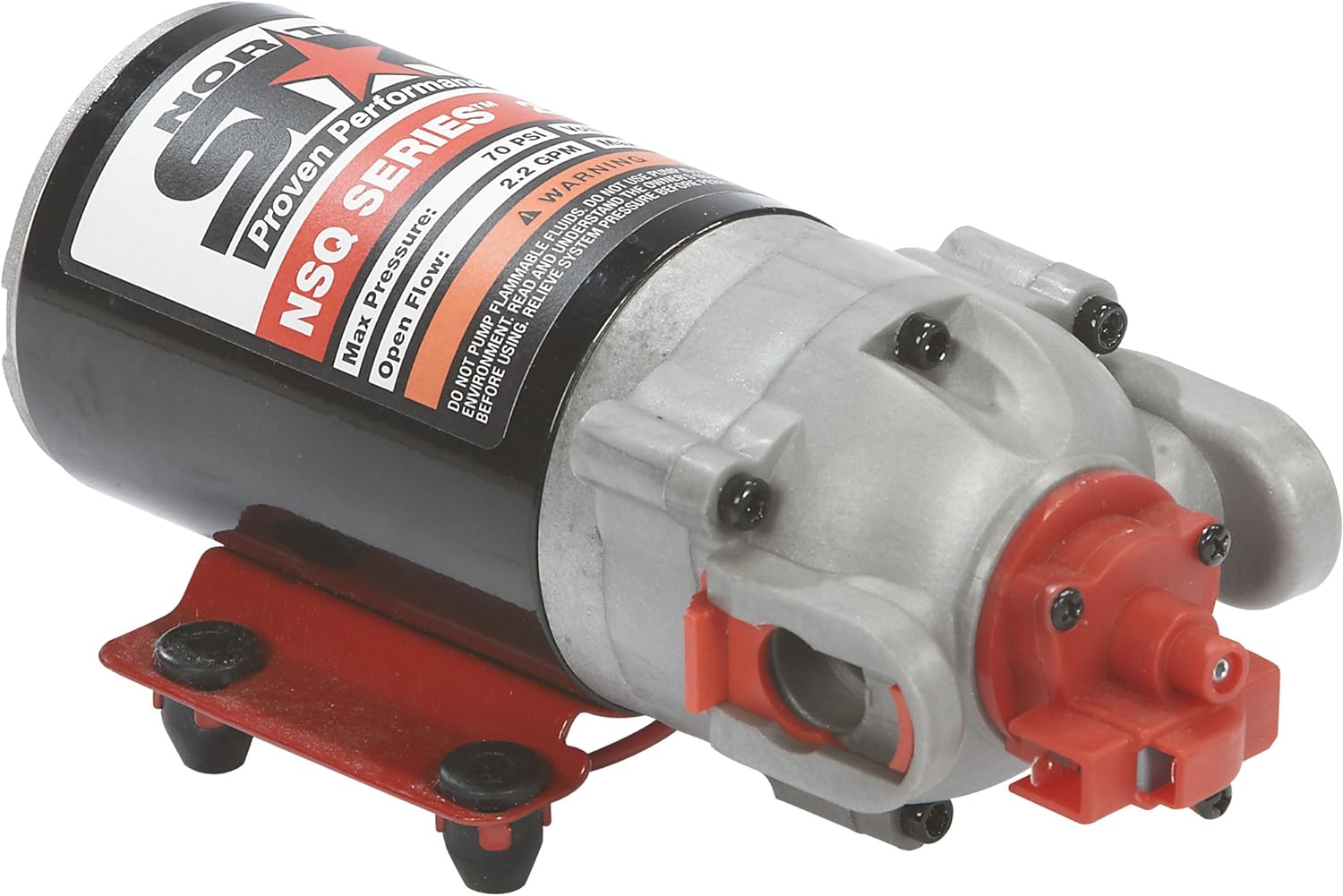 NorthStar NSQ Series 12V On-Demand Sprayer Diaphragm Pump with Quick-Connect Ports - 2.2 GPM ...