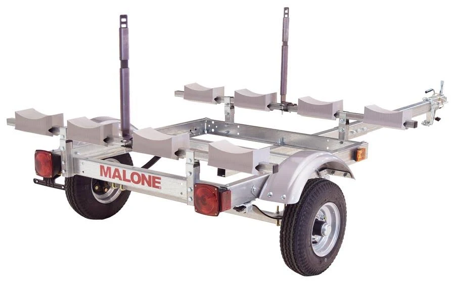 Malone Ecolight 4 Boat Stacker Kayak Trailer Package - Lorphan