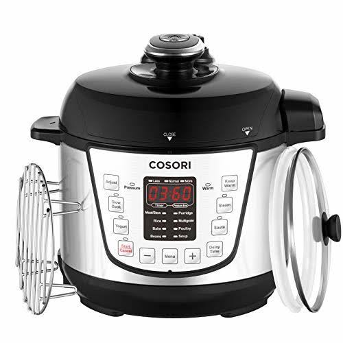COSORI 2.1 qt 7-in-1 Electric Pressure Cooker with Instant Stainless ...