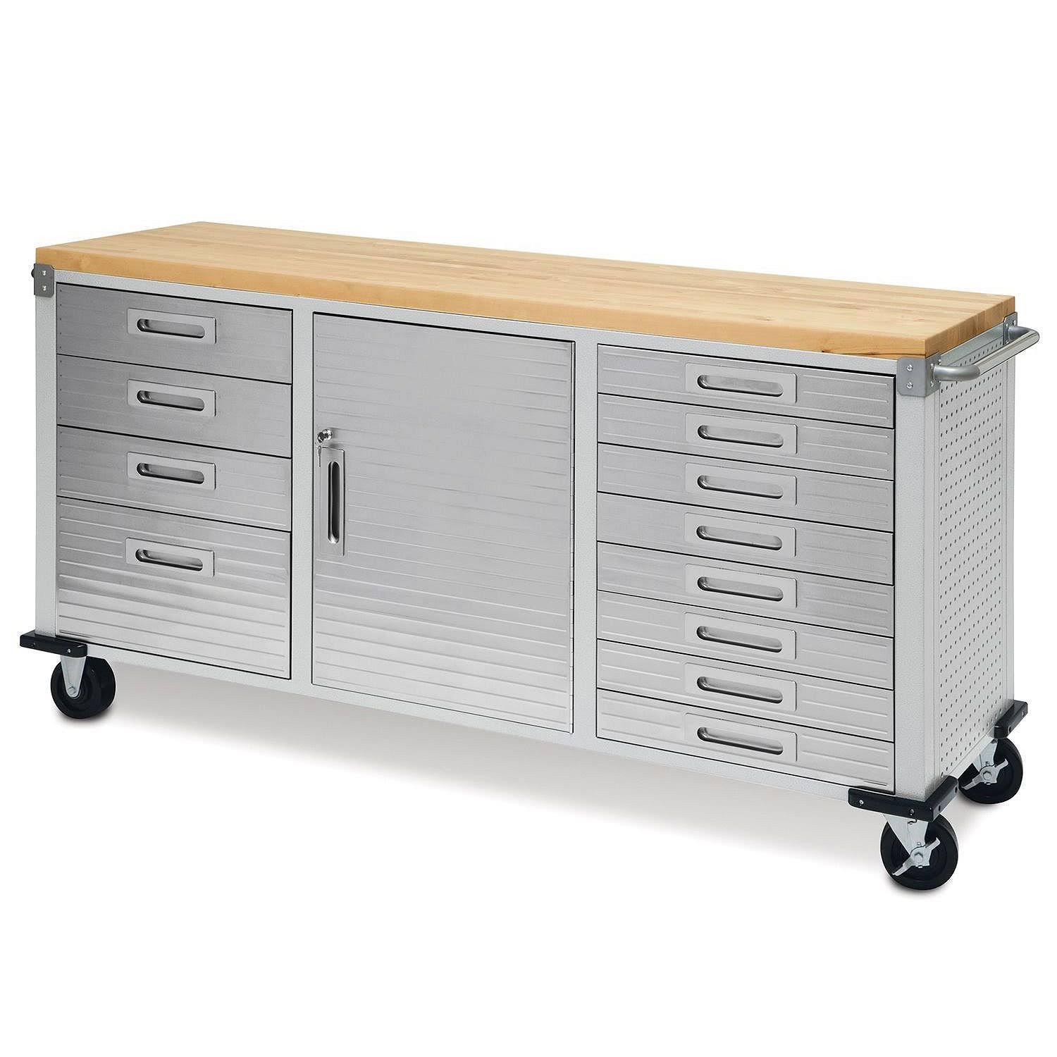 Seville Classics UltraHD 12-Drawer Rolling Workbench - Lorphan
