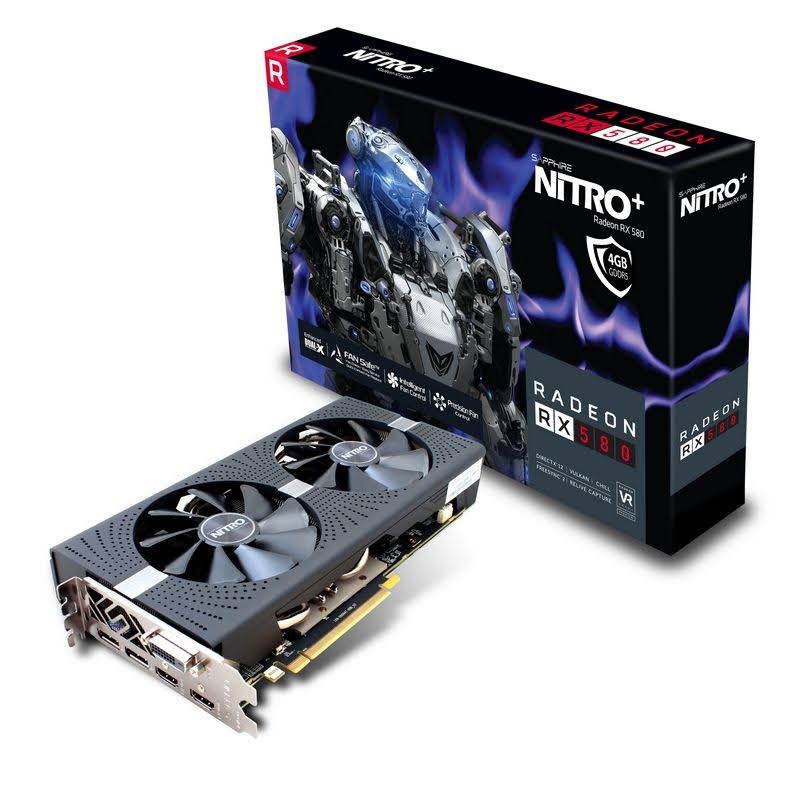 Sapphire Nitro Radeon RX 580 4GB GDDR5 Graphics Card - Revivalcandy
