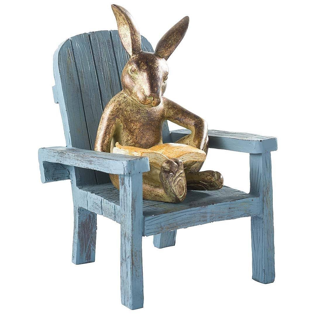 Reading Rabbit Garden Statue - Revivalcandy