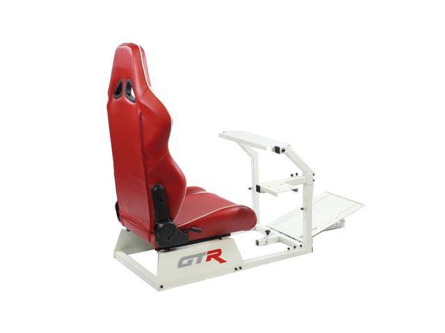 GTR Simulator GTA Model Racing Simulator White Frame with Red/White ...