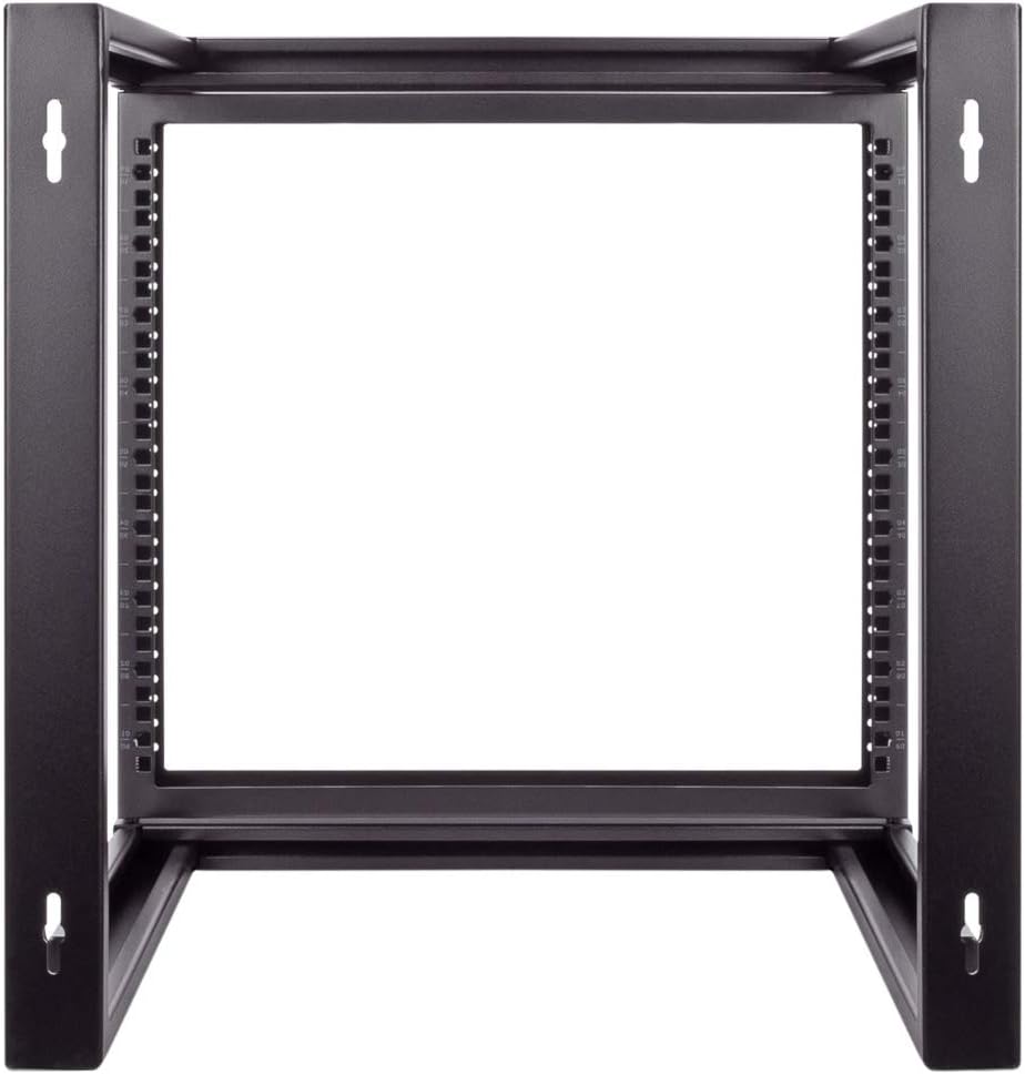 NavePoint 9U Wall Mount IT Open Frame 19 Inch Rack with Swing Out ...