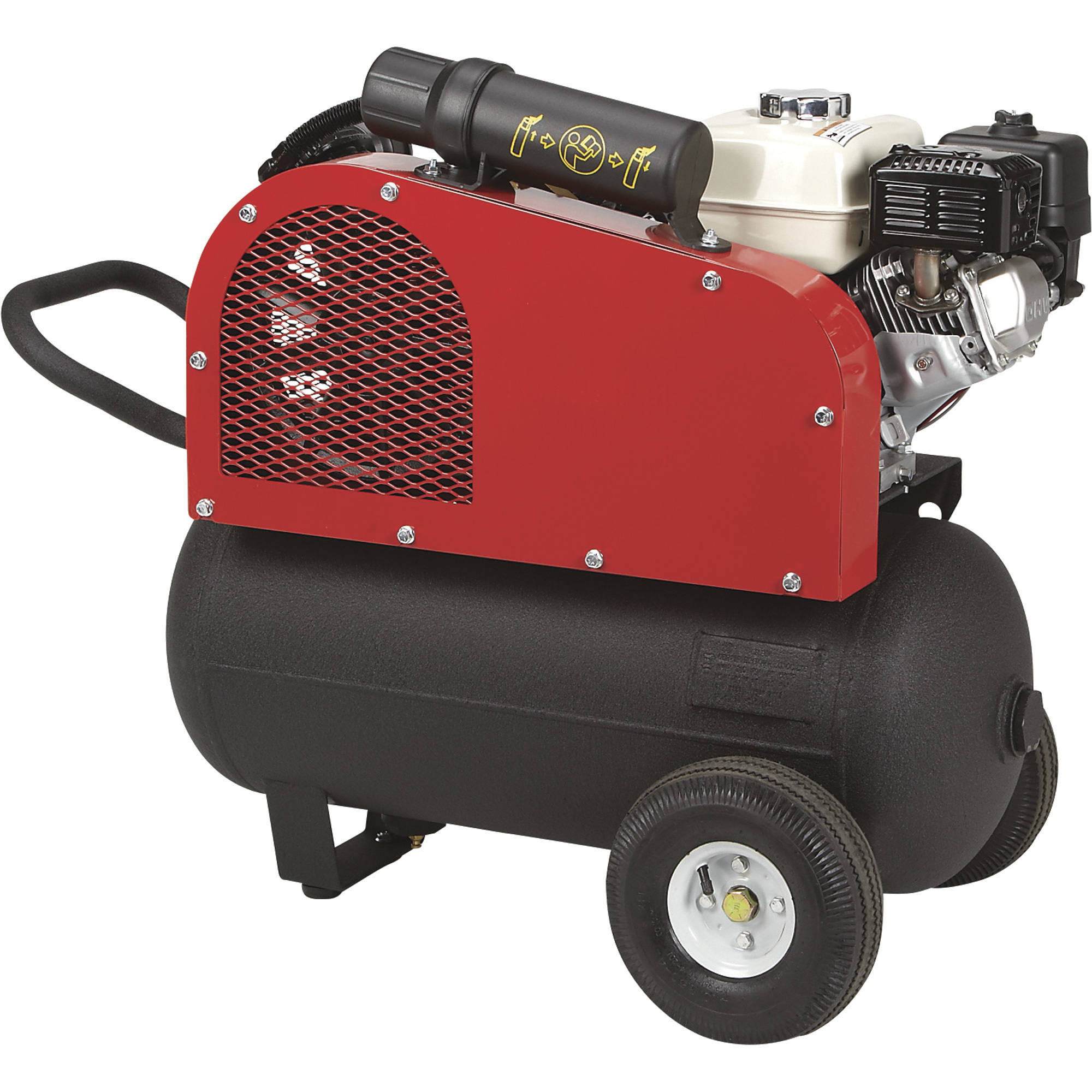 NorthStar Portable Gas-Powered Air Compressor, Honda 163cc OHV Engine ...