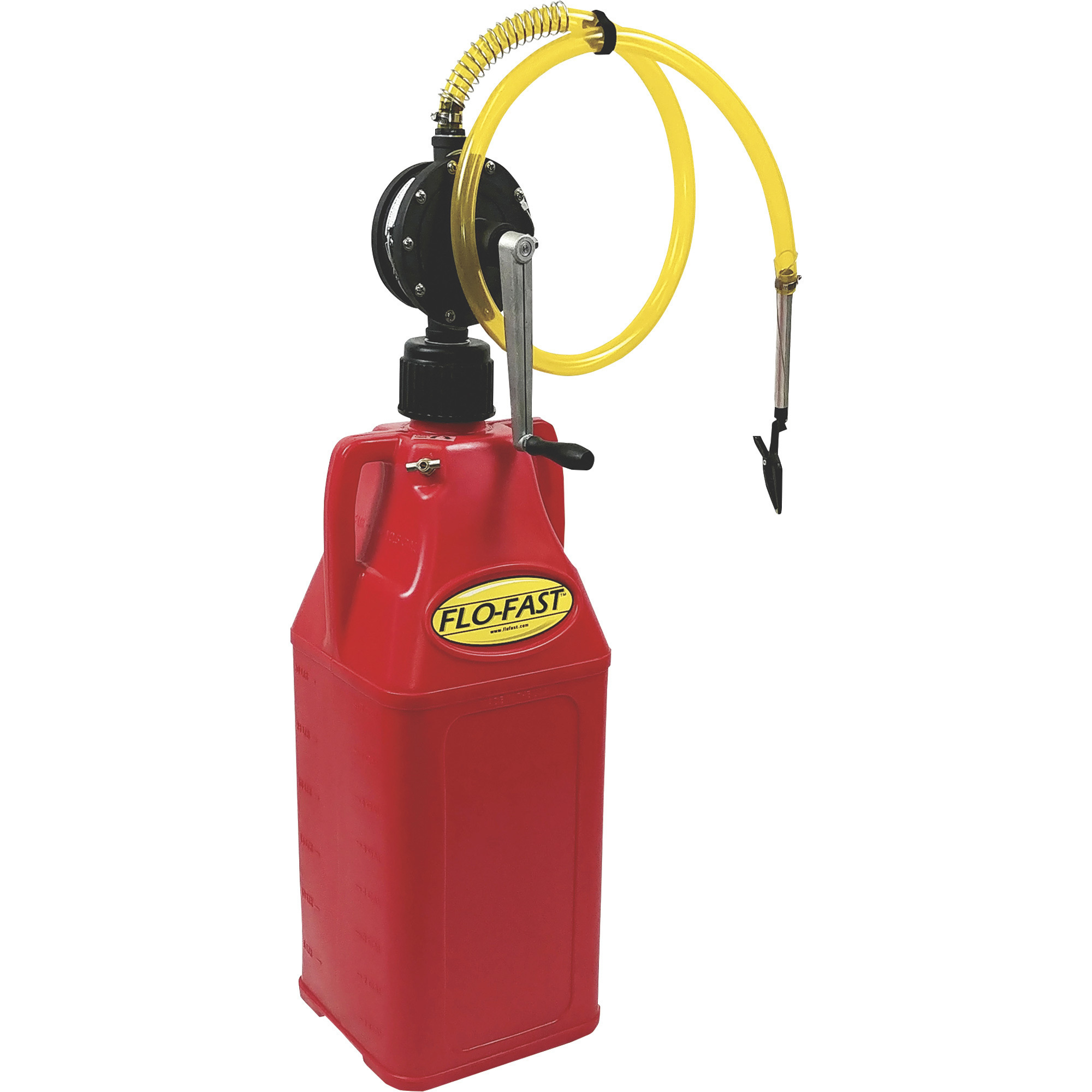 FLO-FAST Container With Pump, 10.5-Gallon, Red, For Gasoline, Model ...