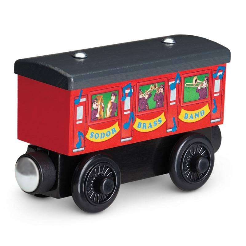 Fisher Thomas Friends Wooden Railway Logan and The Big Blue Engines Set ...