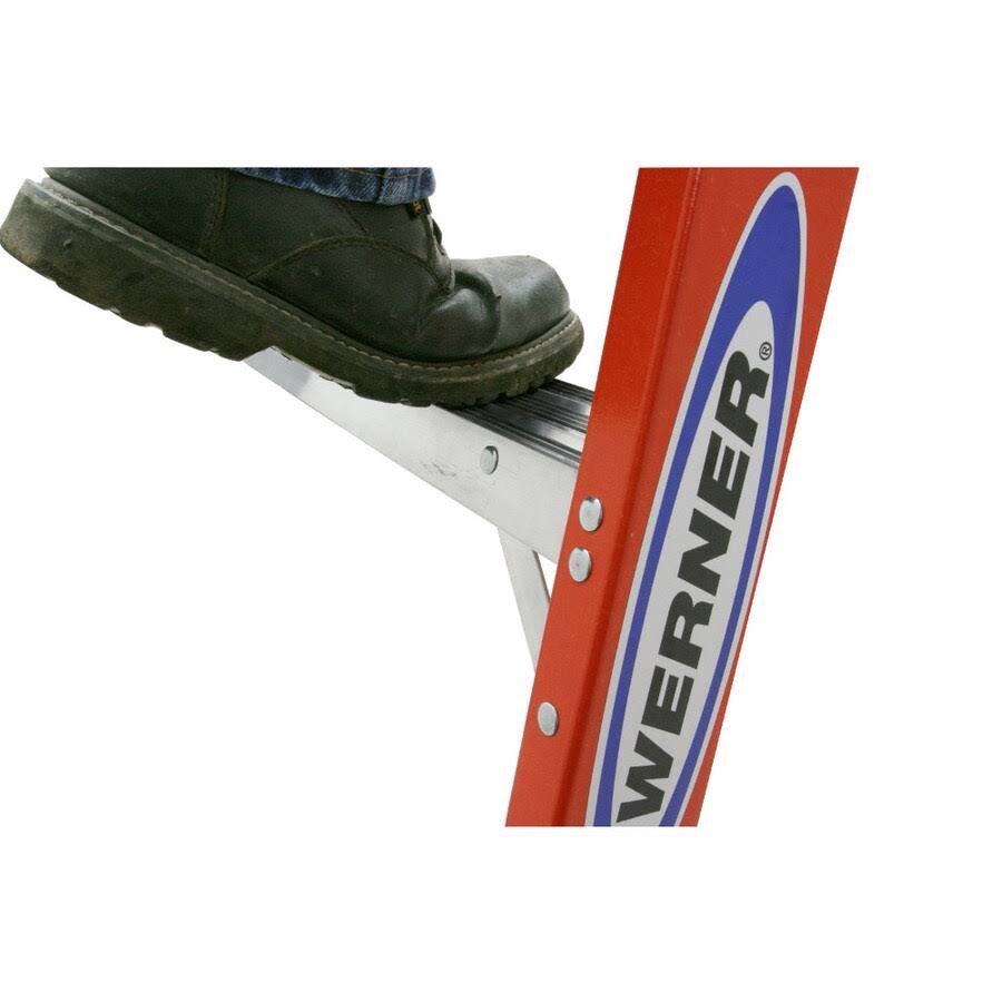 Werner TPF14-1 14 ft. Type iA Fiberglass Tapered Posting Ladder ...