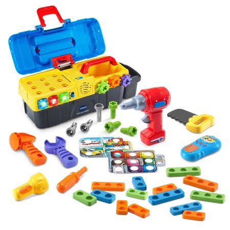 Vtech Drill and Learn Toolbox Deluxe Role-Play Toolbox Toy - Revivalcandy