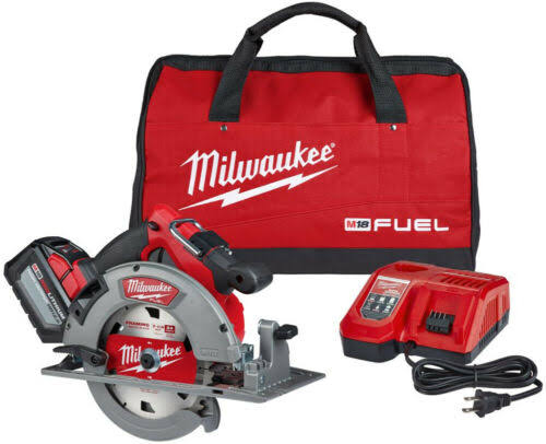 Milwaukee Brushless Cordless 7-1/4 in. Circular Saw M18 Fuel 18-Volt ...