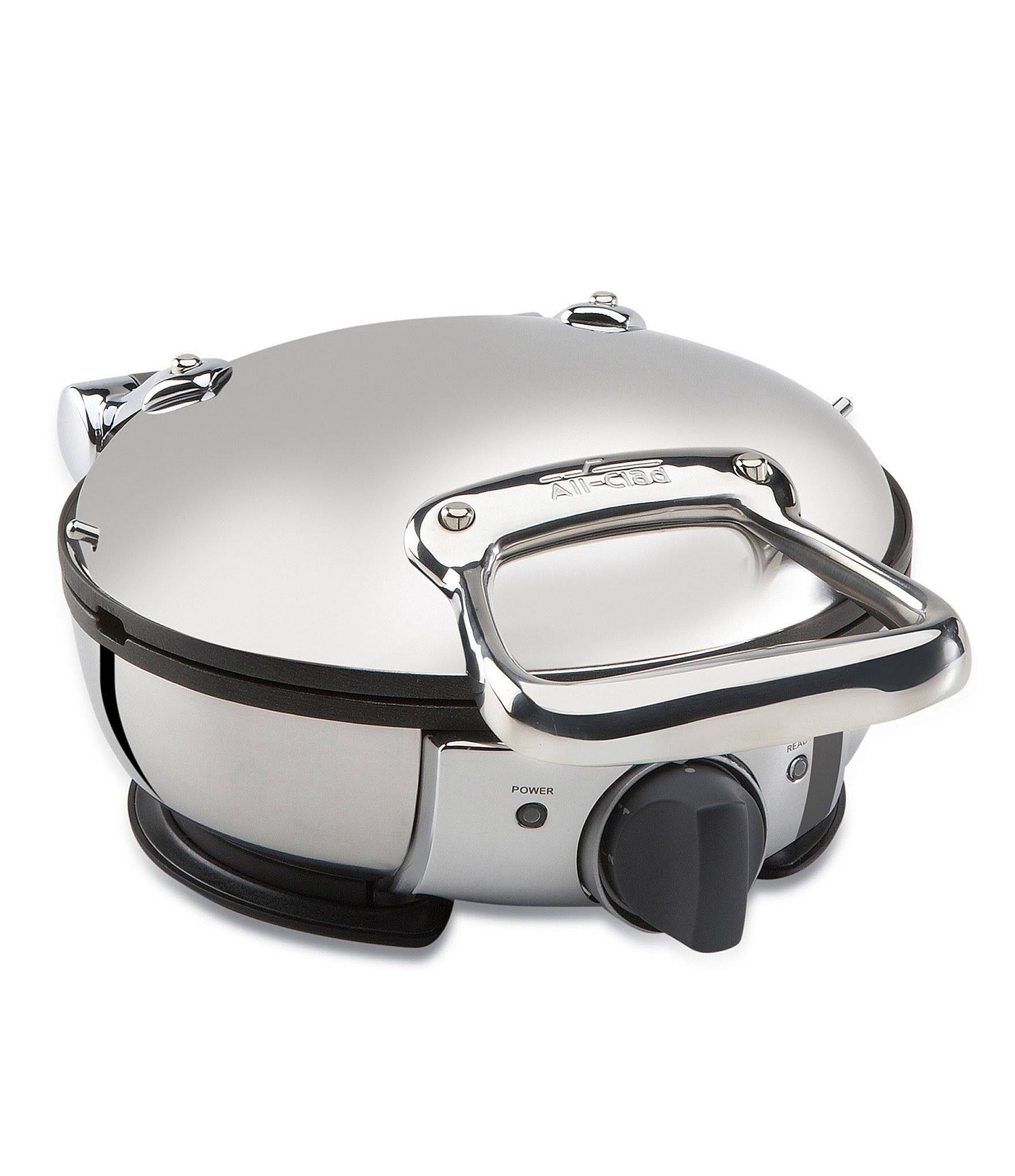 All-Clad 99012GT Classic Round Waffle Maker, Stainless Steel - Revivalcandy