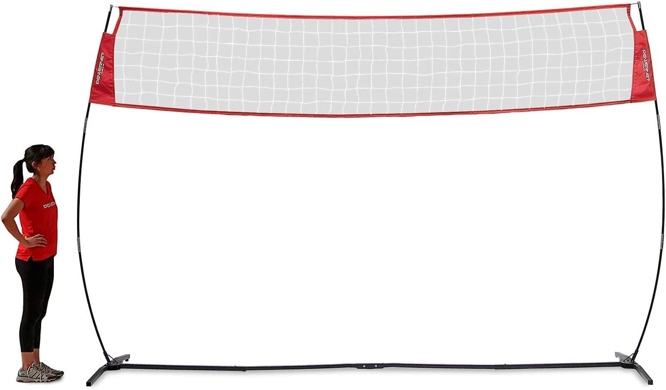 PowerNet Freestanding Volleyball Warm Up Net | Portable Design for ...