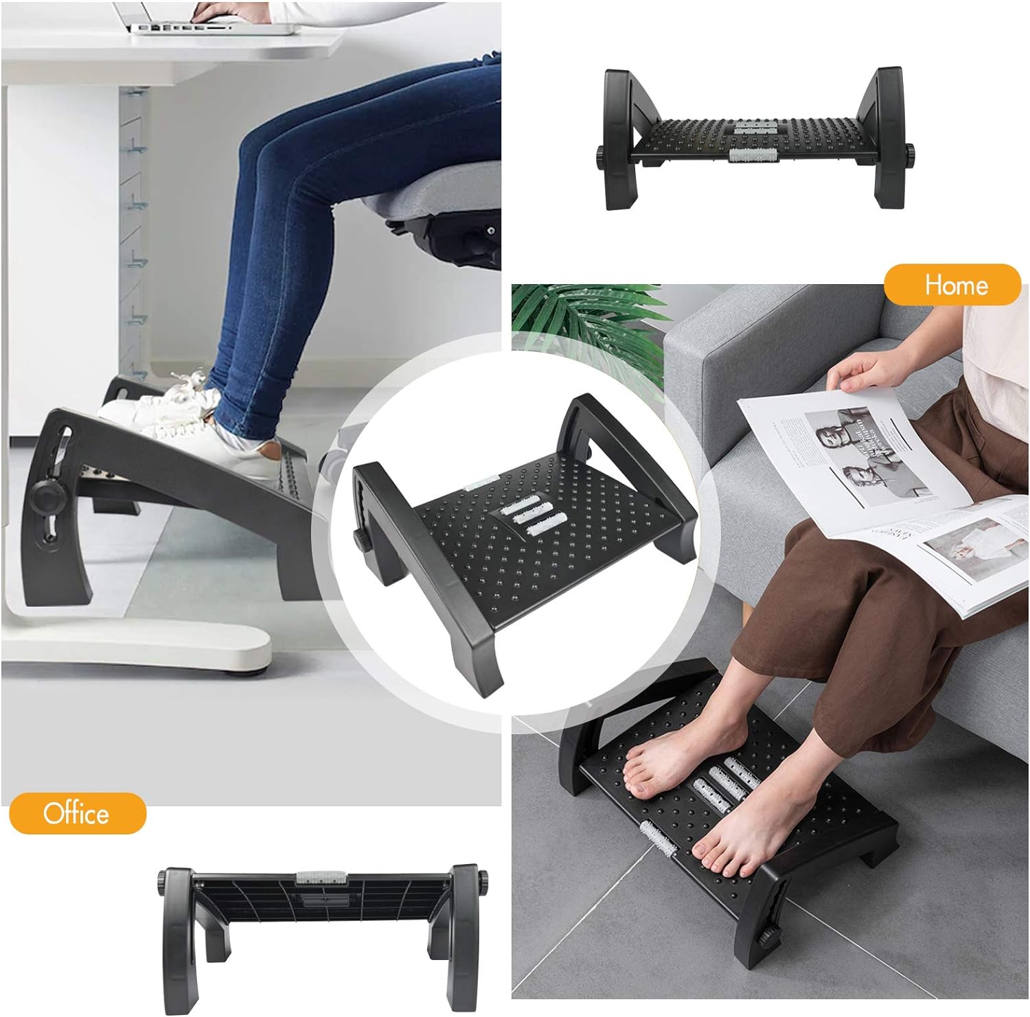 Furniture Accessories Adjustable Foot Rest for Under Desk at Work ...