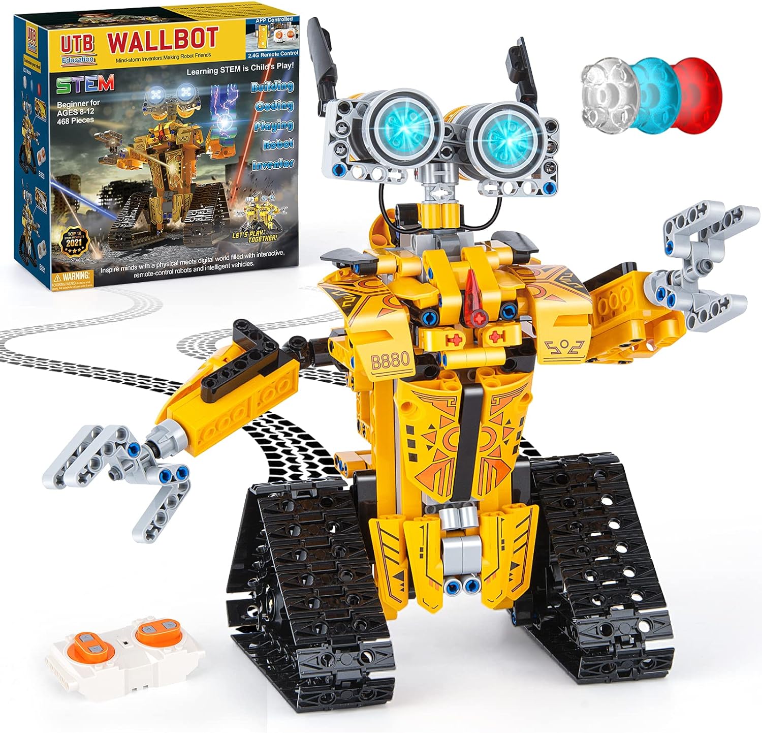 Educiro Wallbot Robot Building Kits for Kids Ages 8-12,Toys Gifts for 8 9 10 11 12 Years Old ...